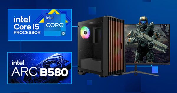 12th Gen Core i5 12400F Gaming PC | High Performance 12GB | ARC B580