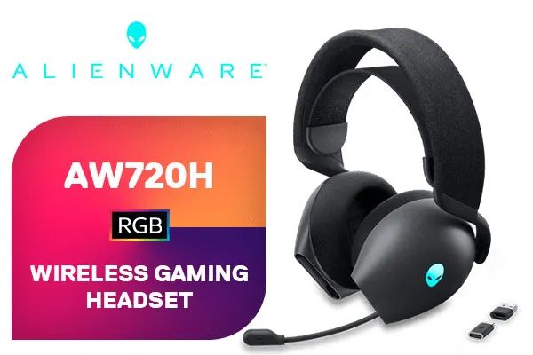 Alienware AW720H Dual Mode Wireless Gaming Headset - Black | High ...