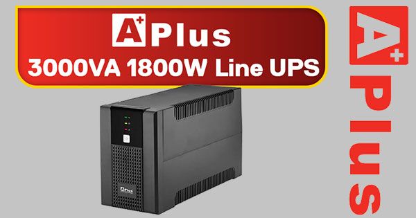 A Plus 3000VA Line Interactive UPS - Reliable Power Backup Solution