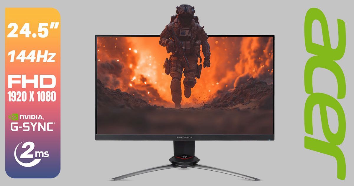Acer Predator XB3 XB253QGP 144Hz Gaming Monitor - Open Box Deal