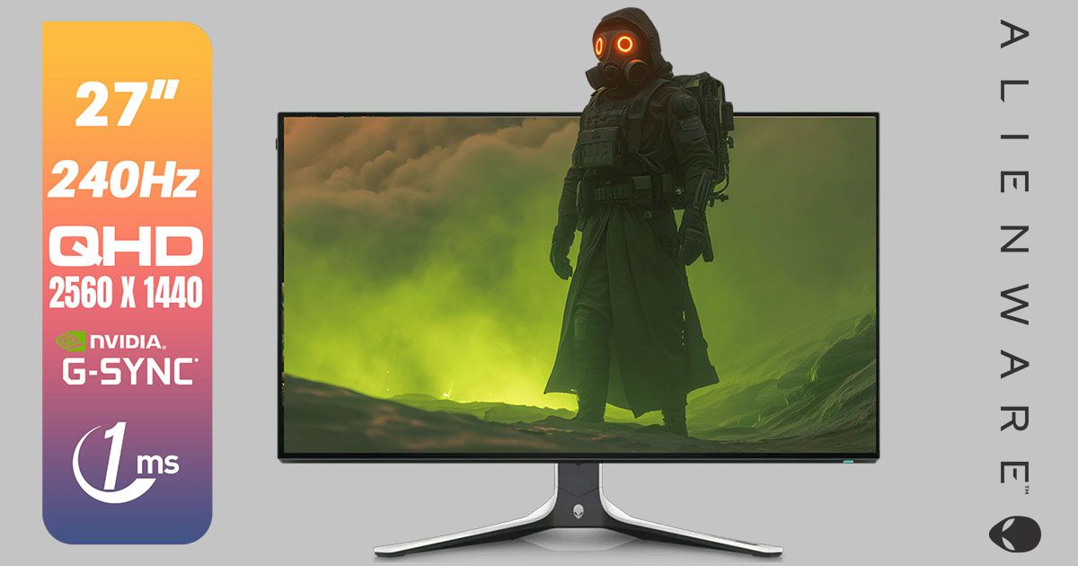Alienware AW2723DF 27" QHD 240Hz Gaming Monitor