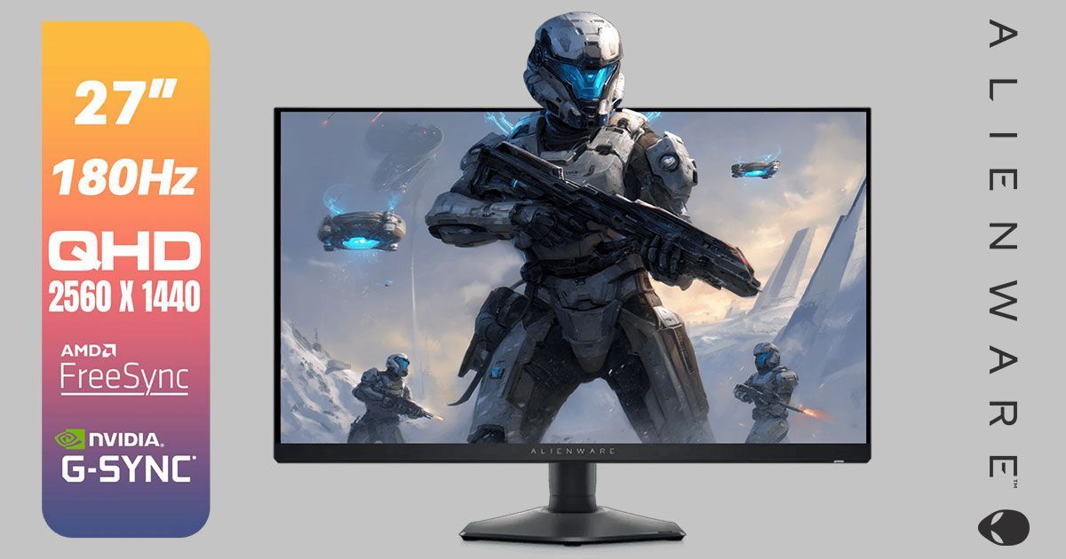 Alienware AW2724DM 27" QHD 180Hz Gaming Monitor
