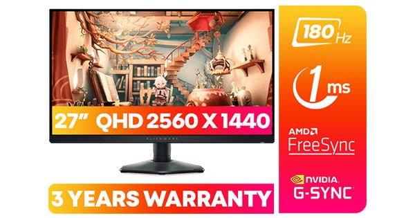 Alienware AW2724DM 27 180Hz Gaming Monitor - Open Box Sale
