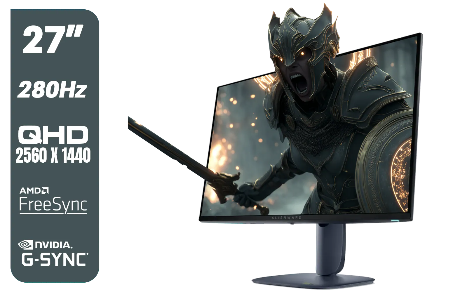 Alienware AW2725D 27" QHD 280Hz Gaming Monitor