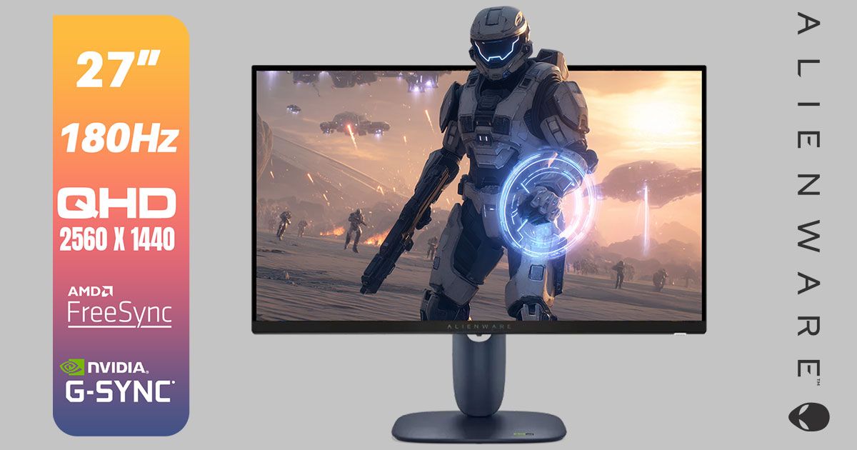Alienware AW2725DM 27" Gaming Monitor – Immersive High-Speed Display