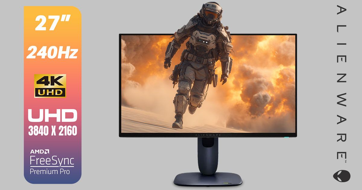 Alienware AW2725Q 27" Gaming Monitor – Ultra Sharp & Responsive