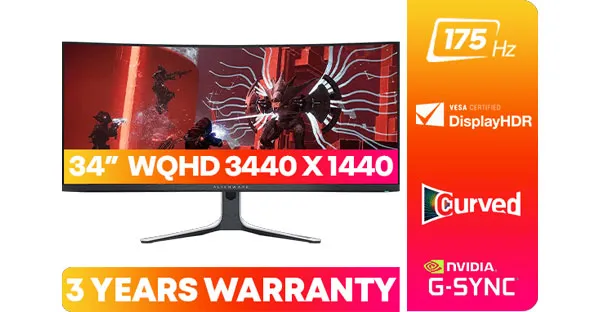 Alienware AW3423DW 34" 175Hz Gaming Monitor