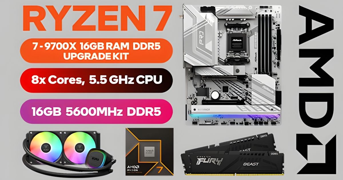 AMD RYZEN 7 9700X Upgrade Kit - Boost Your Performance
