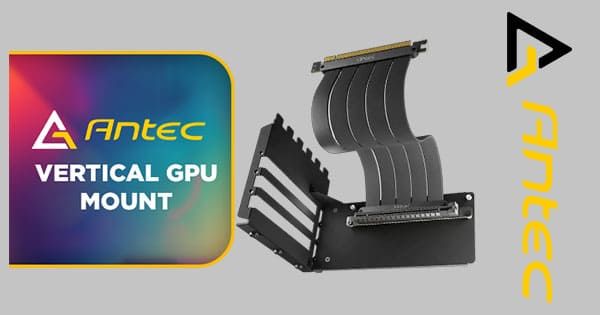 Antec Vertical GPU Mount with PCIe 4.0 200mm Riser Cable