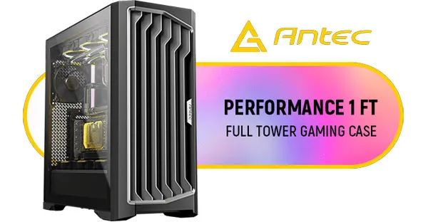 Antec C8 White Full-Tower E-ATX PC Case — High Airflow, ARGB