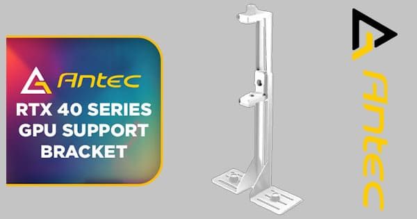 Antec RTX 40 Series GPU Support Bracket – White, RTX 4090 Compatible