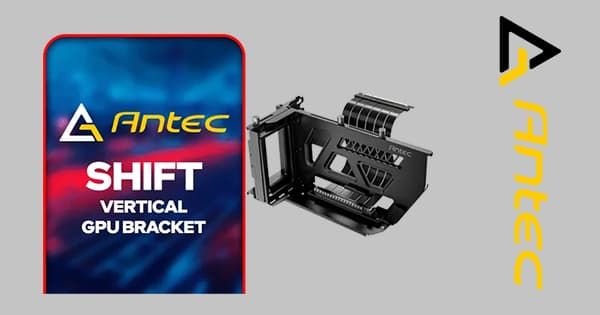 Antec Shift Vertical GPU Bracket Black - Elevate Your Gaming Setup