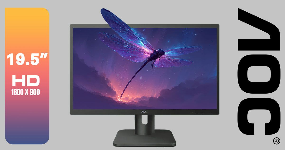 AOC 20E1H 19.5-inch HD Monitor - Crisp and Clear Display