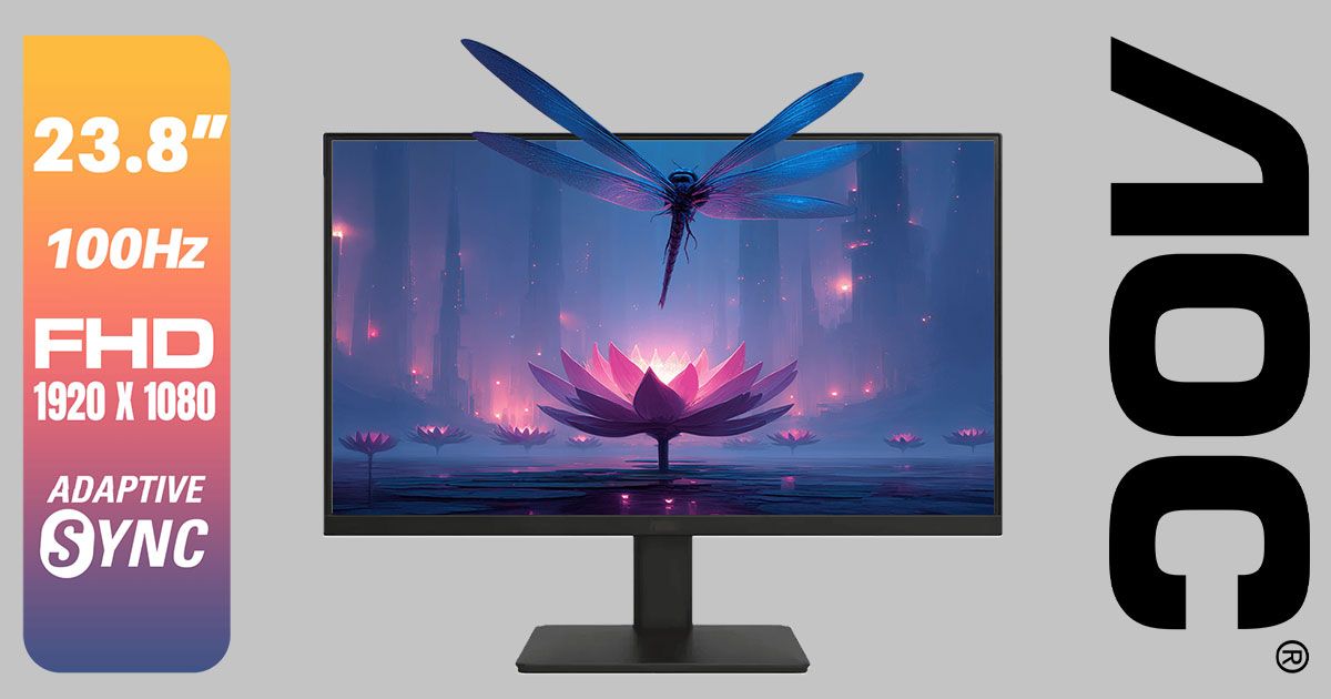 AOC 24B20JH2 24" FHD IPS 100Hz Monitor