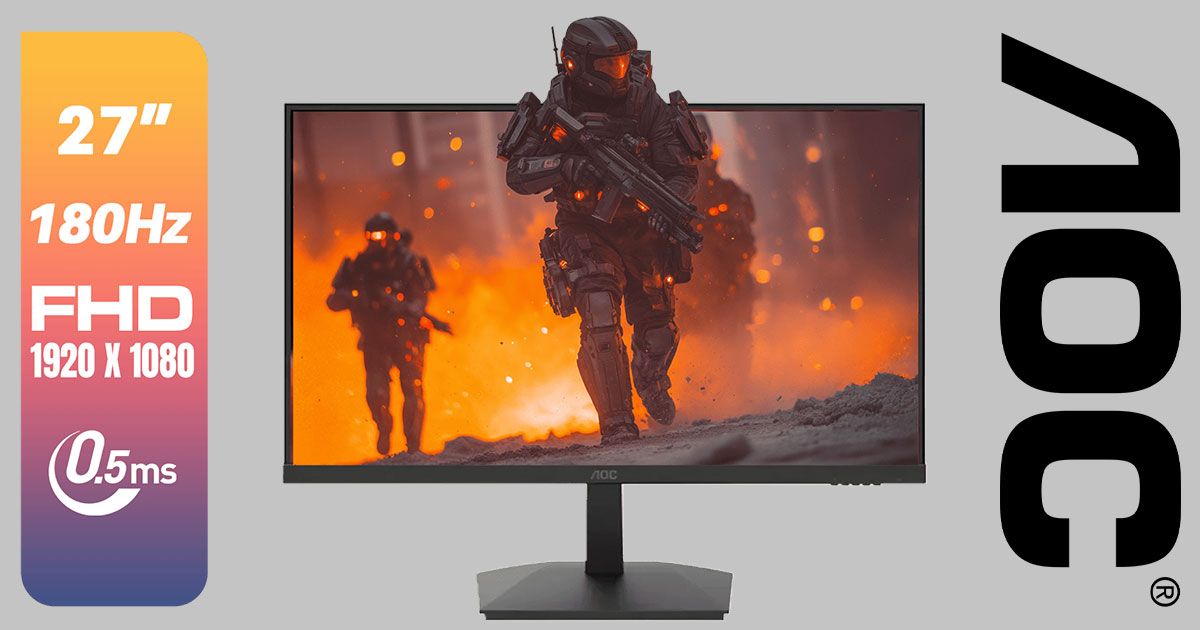 AOC 27G15N 27 Gaming Monitor - High Refresh Rate & Stunning Visuals