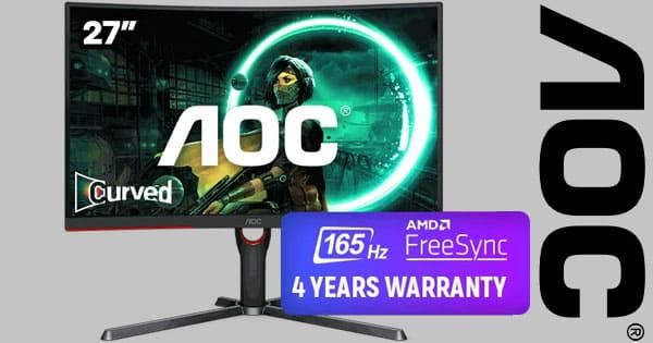 AOC CQ27G3S 27 165Hz Gaming Monitor - Open Box Deal