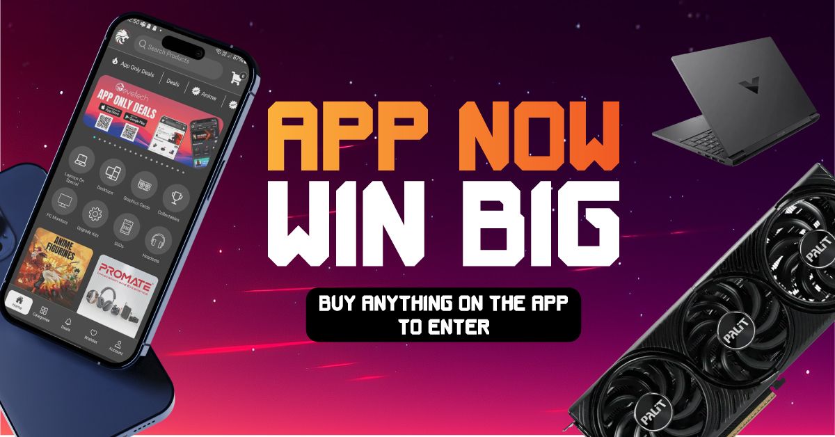 Join the Evetech App Giveaway - Win Exclusive Tech Prizes Today