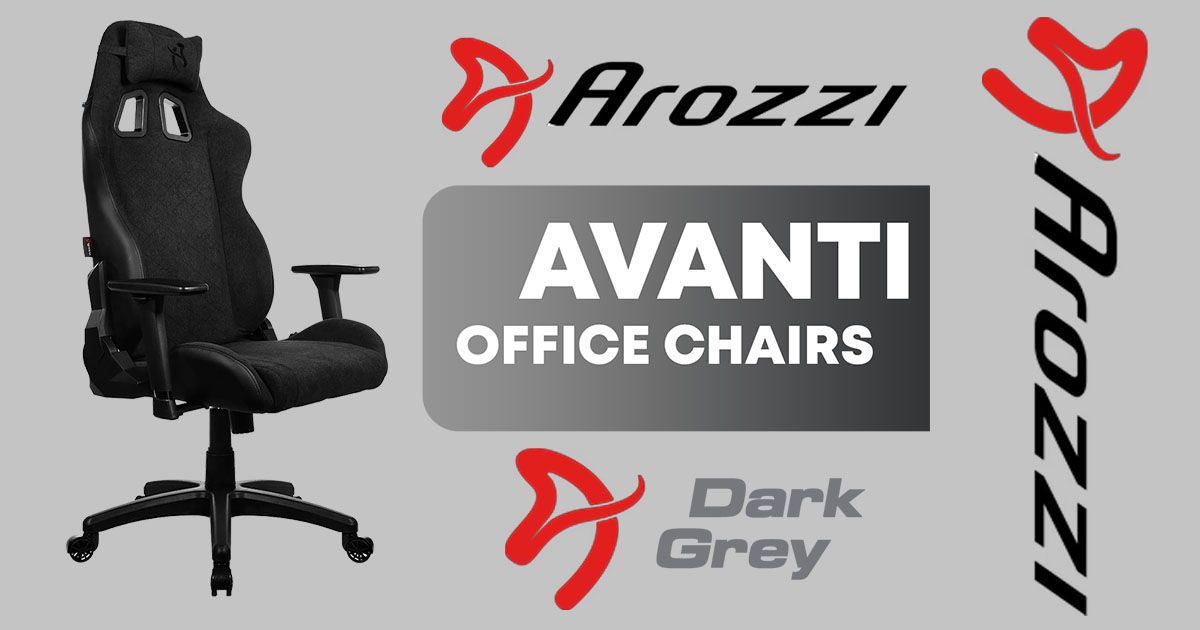 Arozzi Avanti AVANTI-SFB-DG Fabric Ergonomic Gaming Chair