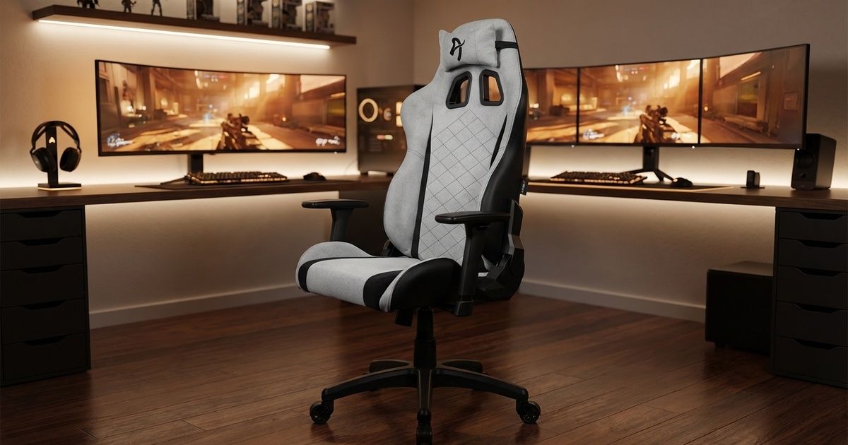 Arozzi Avanti Soft Fabric Ergonomic Gaming & Office Chair
