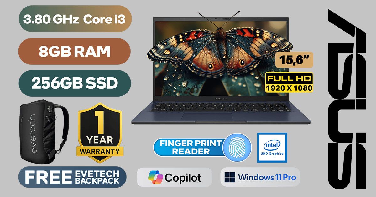 Asus ExpertBook B1 B1502CGA Core i3 Laptop - Performance & Reliability