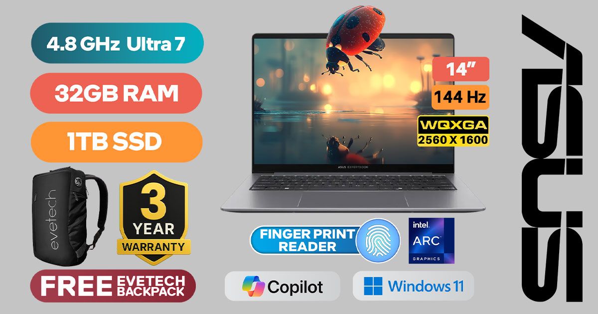 Asus ExpertBook P5 P5405CSA - Intel Core Ultra 7 Laptop for Professionals