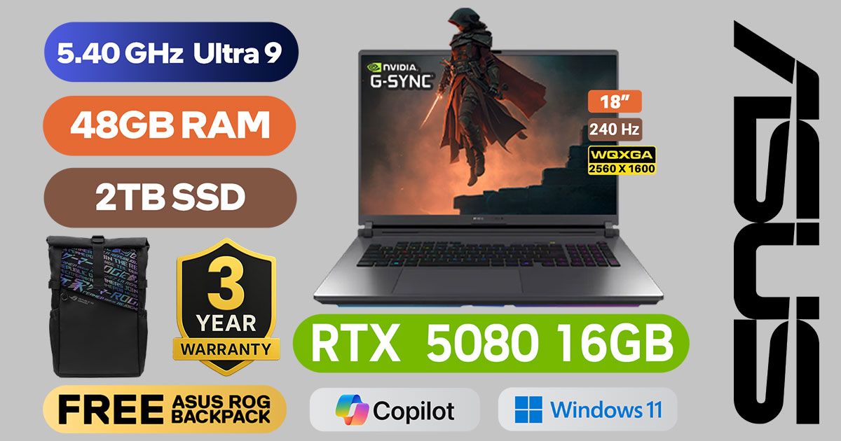 ASUS ROG Strix SCAR 18 48GB/2TB | Ultimate Gaming Laptop