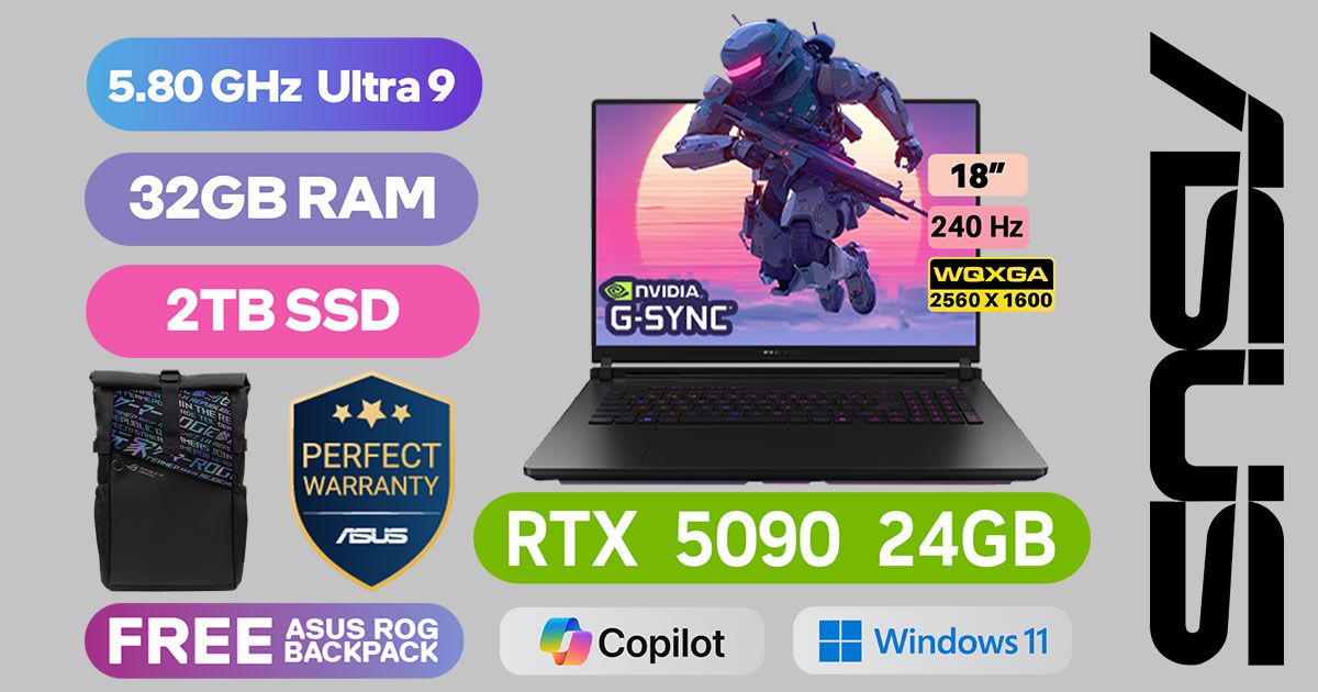 ASUS ROG Strix SCAR 18 32GB/2TB | Extreme Gaming Laptop