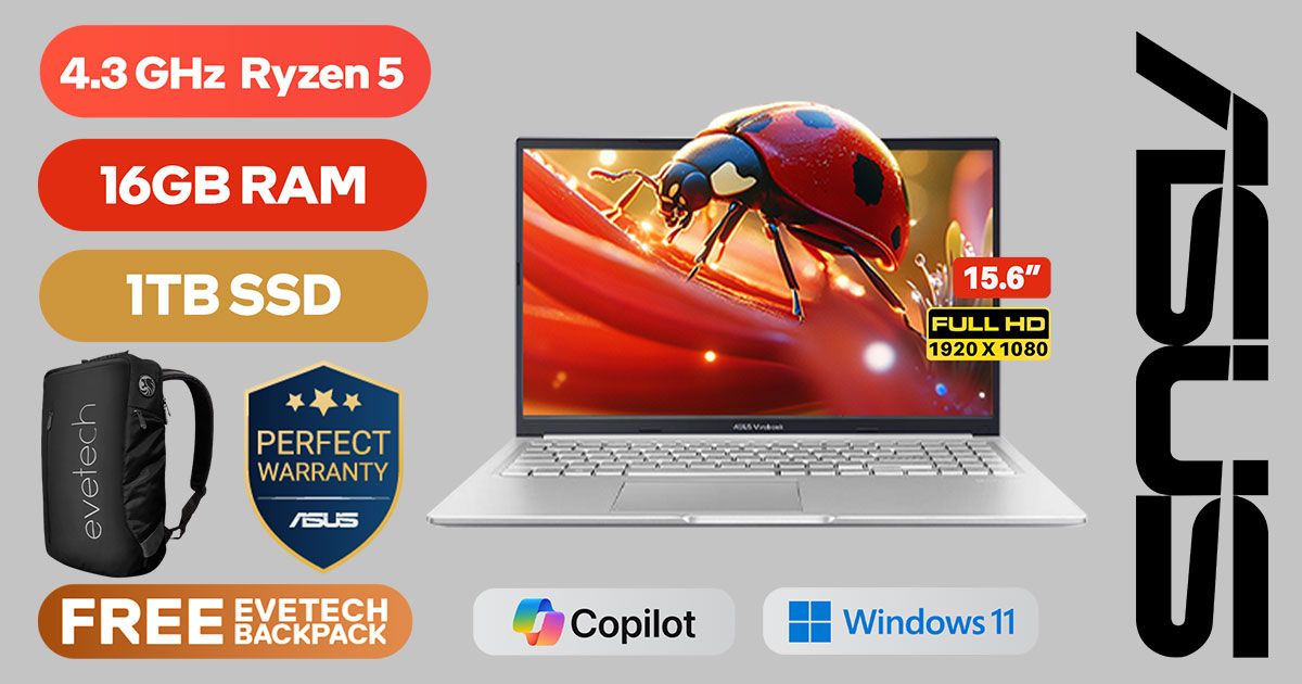 ASUS Vivobook 15 16GB/1TB | Powerful Everyday Laptop