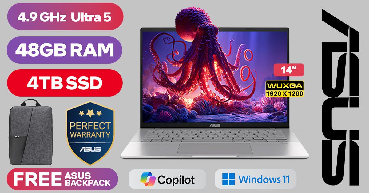 ASUS Vivobook S14 48GB/4TB | Creative Power Laptop
