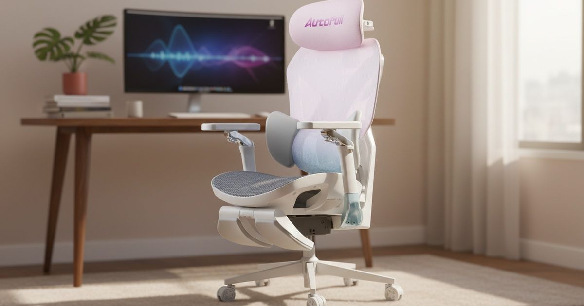 AutoFull G7 Gaming Chair Pink — Mesh, 140° Recline | Evetech