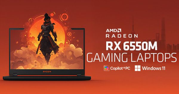 High-Performance Radeon RX 6550M Gaming Laptops for Gamers