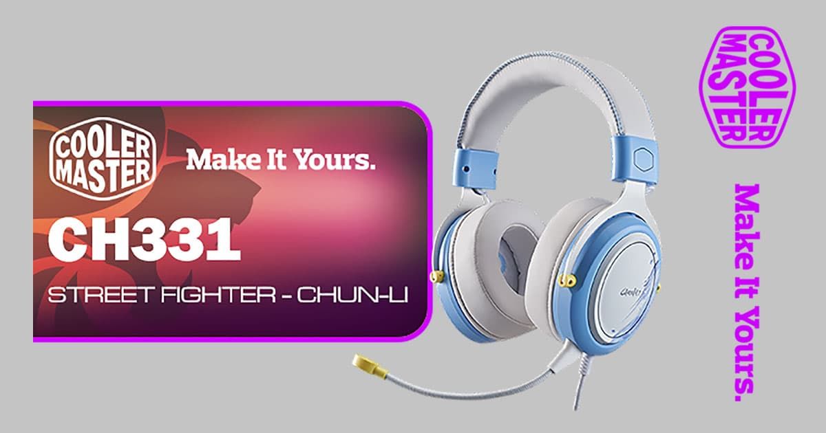 Cooler Master CH331 Chun Li Gaming Headset - Street Fighter Edition