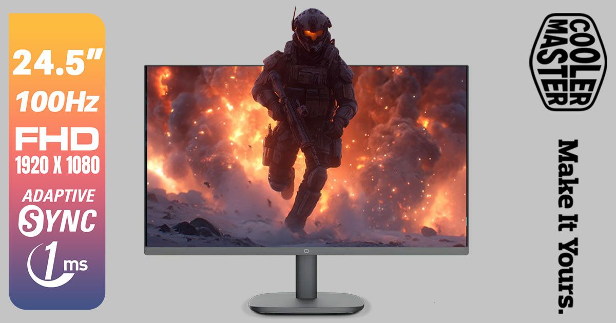 Cooler Master GA2501 24.5" FHD 100Hz IPS Gaming Monitor