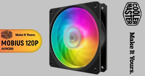 Cooler Master Mobius 120P ARGB Case Fan - Optimal Cooling & Vibrant RGB ...