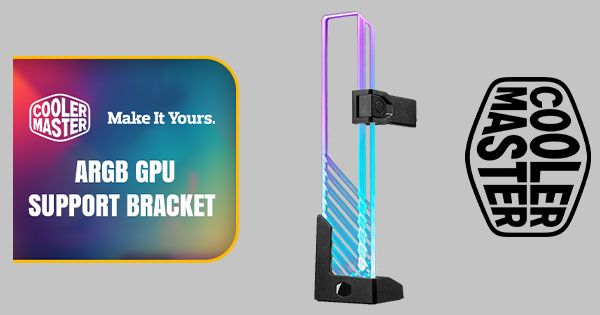 Cooler Master MCA-U000R-GSBTG-00 ARGB GPU Support Bracket