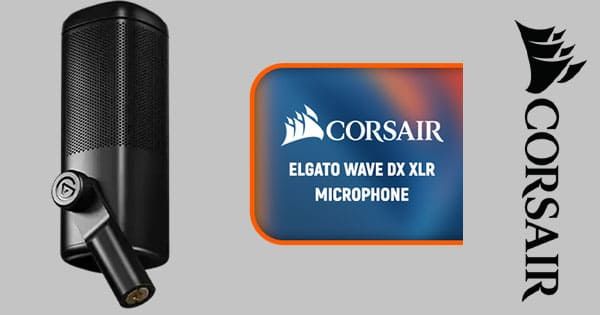 Corsair Elgato Wave DX Dynamic XLR Microphone - Cardioid, Speech Optimized