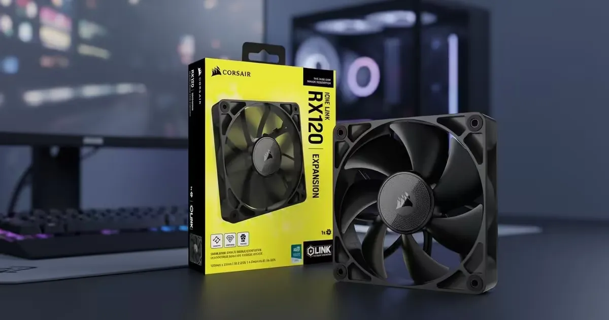 Corsair iCUE LINK RX120 120mm PWM High-Pressure Fan | Evetech