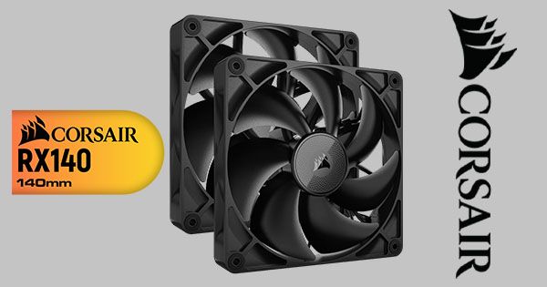 Corsair iCUE LINK RX140 140mm PWM Fan Twin Kit
