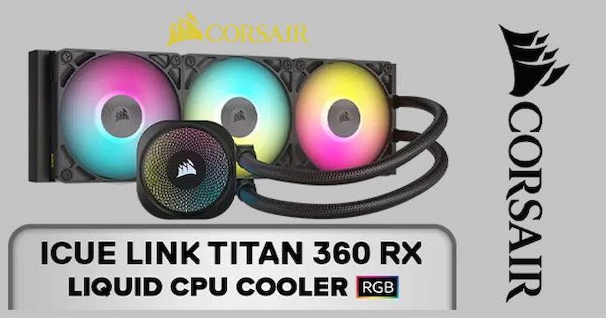Corsair iCUE LINK TITAN 360 RX RGB Liquid CPU Cooler