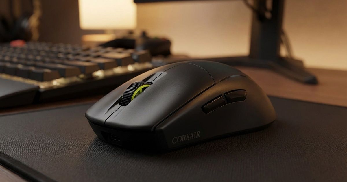 Corsair M75 AIR Wireless Open Box Gaming Mouse — 26,000 DPI, Ultra-Light