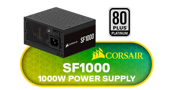 Corsair SF1000 1000W SFX Power Supply - Open Box Offers