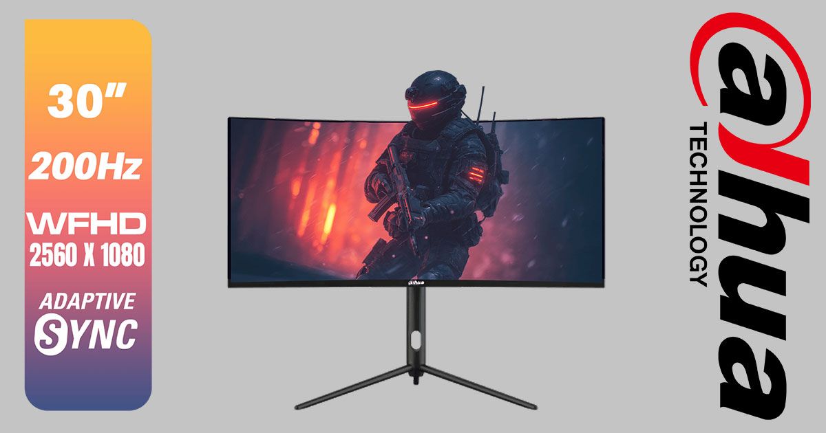 Dahua 30" Ultrawide WFHD 200Hz 1ms Gaming Monitor