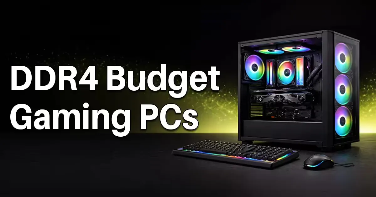 DDR4 Budget Gaming PCs - Affordable Gaming Rigs | Evetech