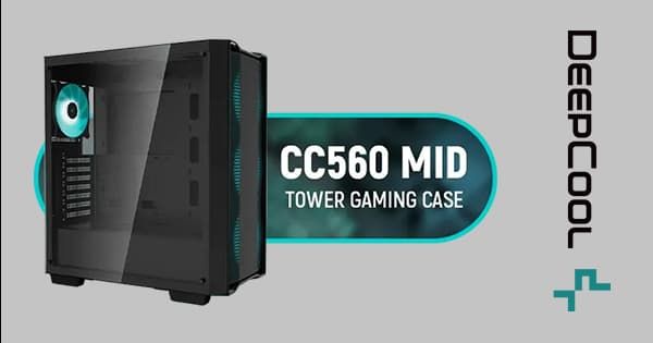 Buy DeepCool CC560 Gaming Case - Open Box Black - Affordable & Stylish