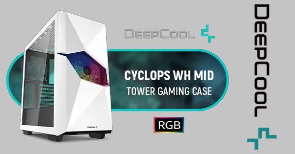 Buy Deepcool Cyclops Gaming Case White | Premium Gaming PC Case