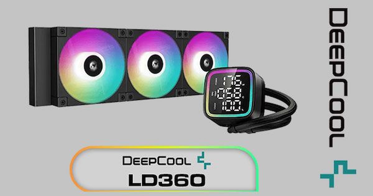 DeepCool LD360 Liquid Cooler Black - Ultimate Cooling Performance
