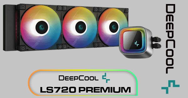 Buy DeepCool LS720 Premium Liquid CPU Cooler - Black | High Performance ...