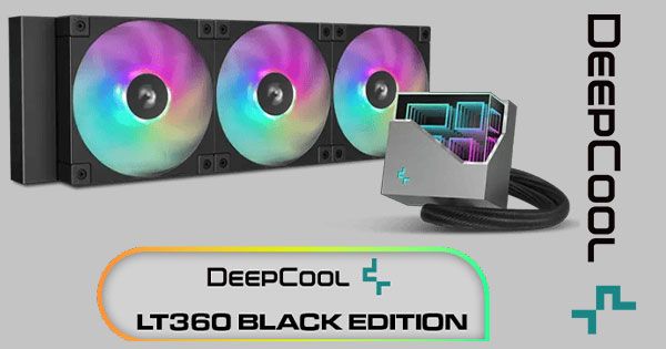 DeepCool LT360-ARGB Black Edition 300W ARGB AIO Cooler