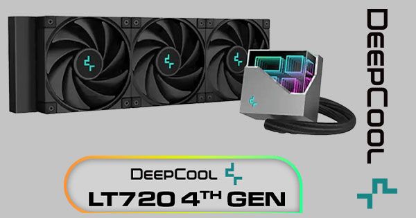 DeepCool LT720 360mm ARGB Liquid CPU Cooler - Dual-Chamber Pump