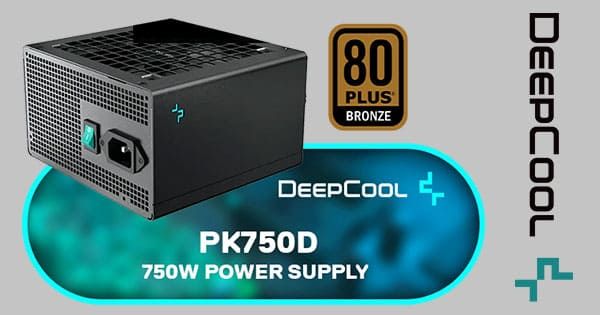 DeepCool PK750D 750W Power Supply - Reliable Power for PCs